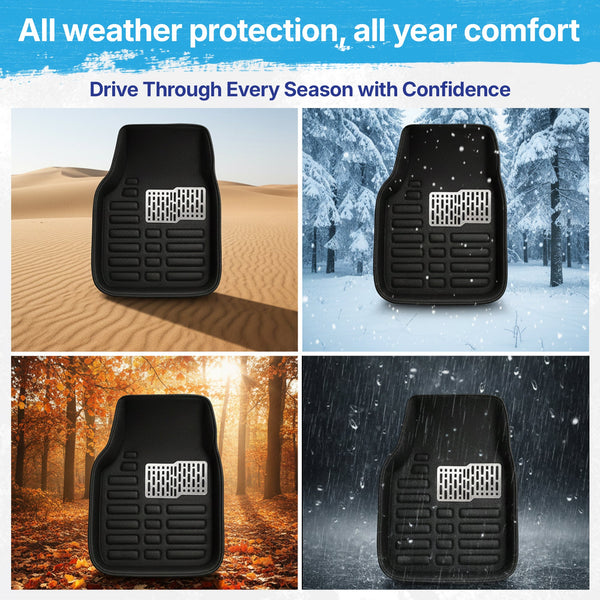 Buy KINGSWAY All Weather 3D Mats Black for Urban Cruiser Hyryder 3pcs ...