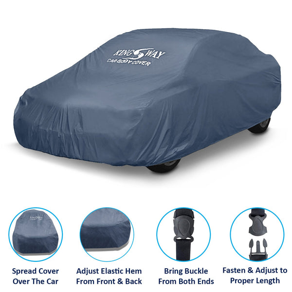 Buy Grey Matty Car Body Cover Dustproof for Swift Dzire Online – Motorhunk