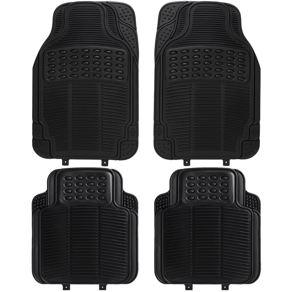 Buy Anti-Skid Rubber Mat for Car Floor, 4 Pcs, Black | MotorHunk.com ...