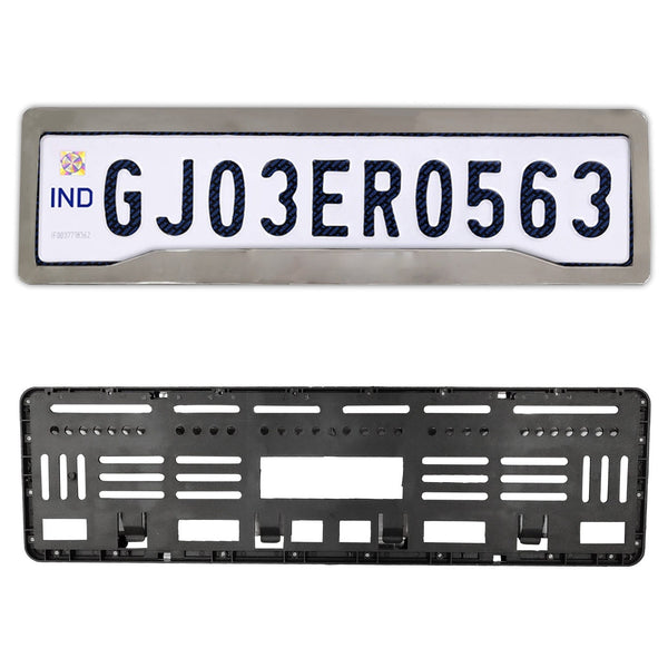 Buy Car Number Plate Frame Chrome Online from Motorhunk