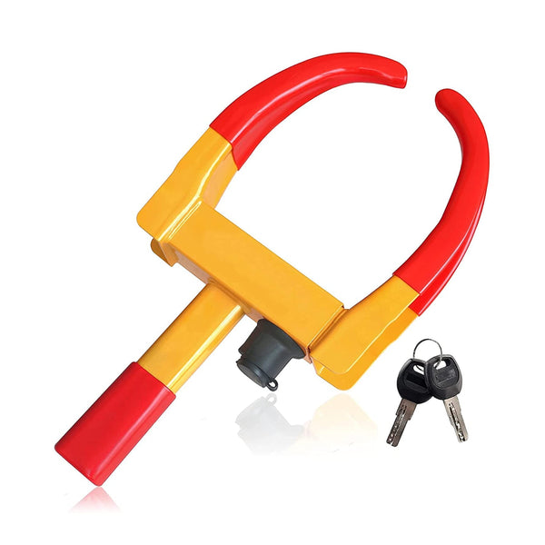 Buy Heavy Duty Anti Theft Wheel Clamp Lock with Two Keys Online – Motorhunk